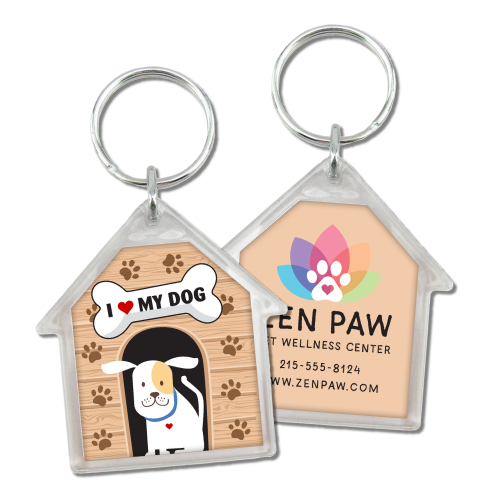 Acrylic House Key Tag :: AnimalsINK
